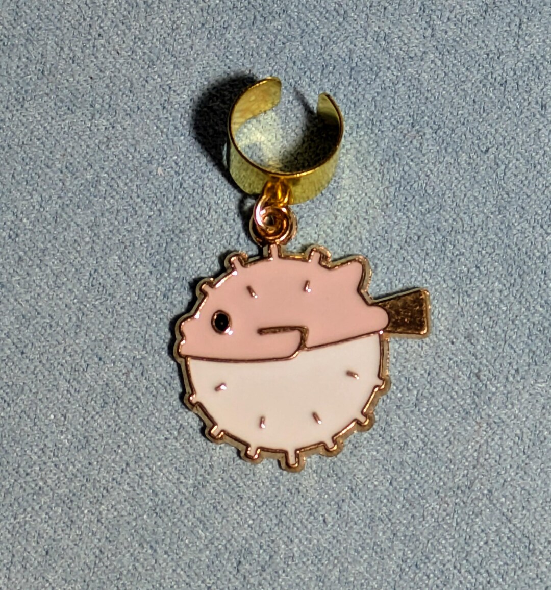 Puffer Fish Stethoscope Charm, Charm, Stethoscope, Nurse, Veterinary ...