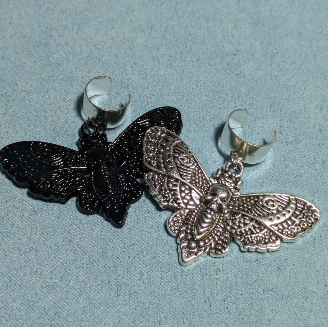 Skull Moth Stethoscope Charm, Charm, Stethoscope, Nurse, Veterinary ...