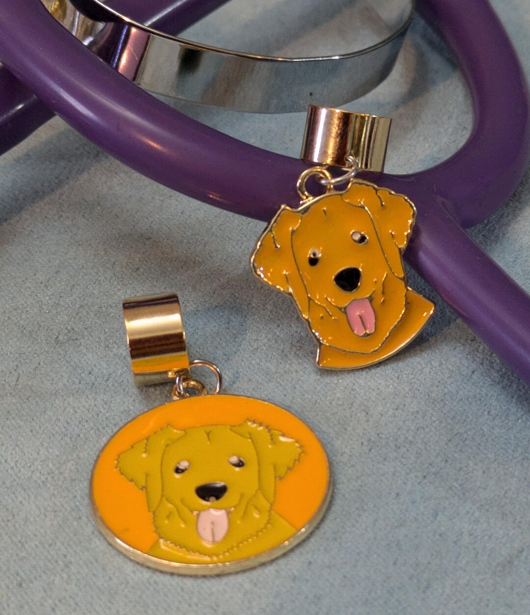 Dog Stethoscope Charm, Charm, Stethoscope, Nurse, Veterinary, Medicine ...