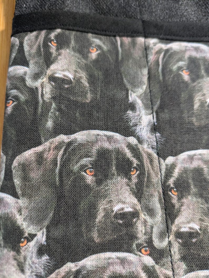 Black Labrador Nurse Hip Pouch Bag, Makeup Artist Bag, Veterinary ...