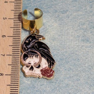 Raven Stethoscope Charm, Charm, Stethoscope, Nurse, Veterinary ...
