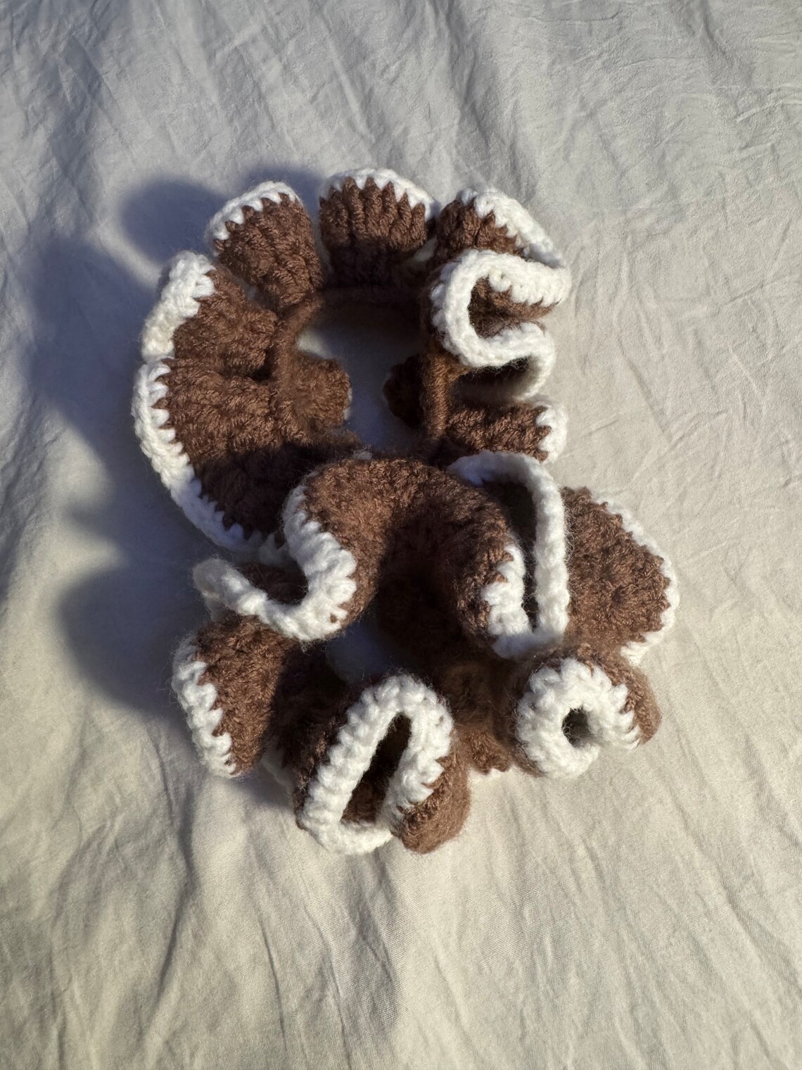 Handmade Crochet Scrunchie | Ruffle Scrunchie - Etsy
