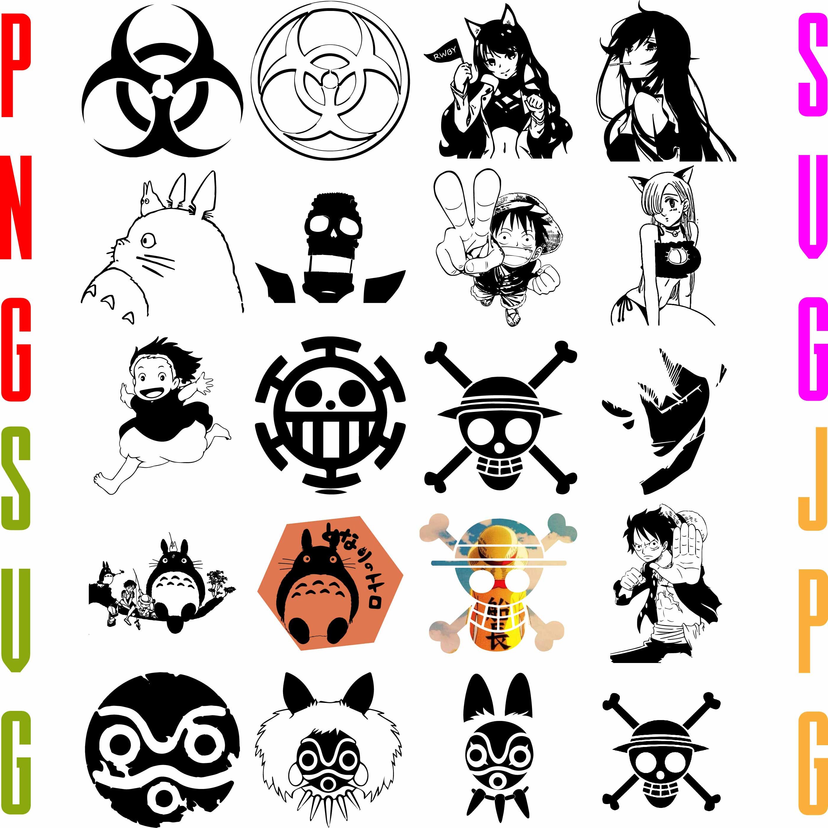 Anime cat girl SVG PNG Files Anime cat jpg Anime girls My | Etsy