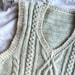 Knitting Pattern eng/esp Sage Vest Advanced Beginner/ - Etsy