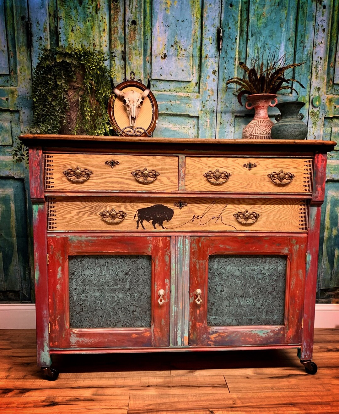 Dining Room Buffet Rustic Living Room Credenza - Etsy