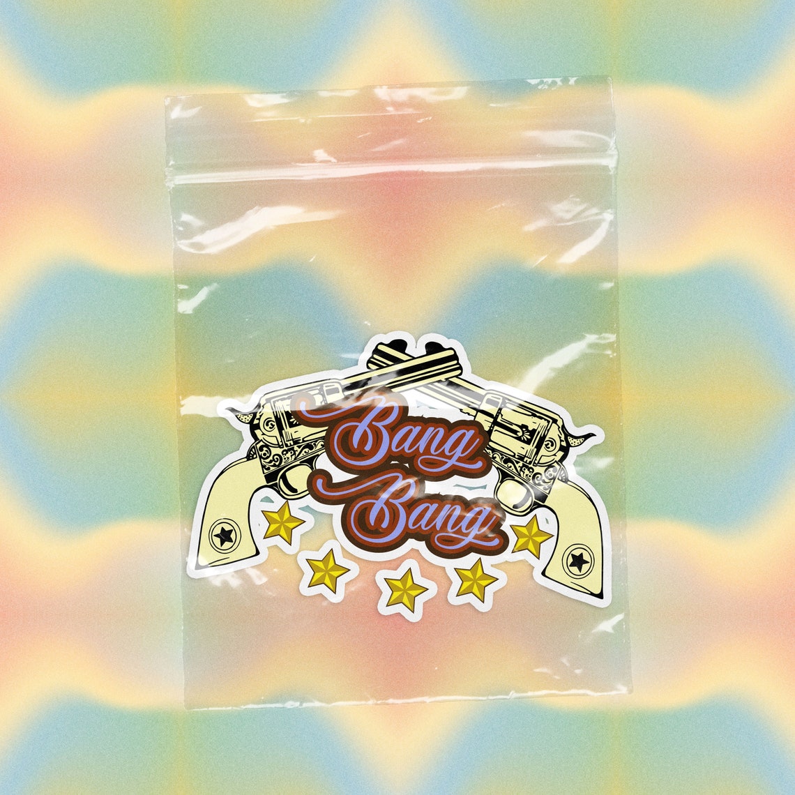 Retro Pistol Sticker Cowgirl Sticker Cowboy Sticker Western Stickers ...