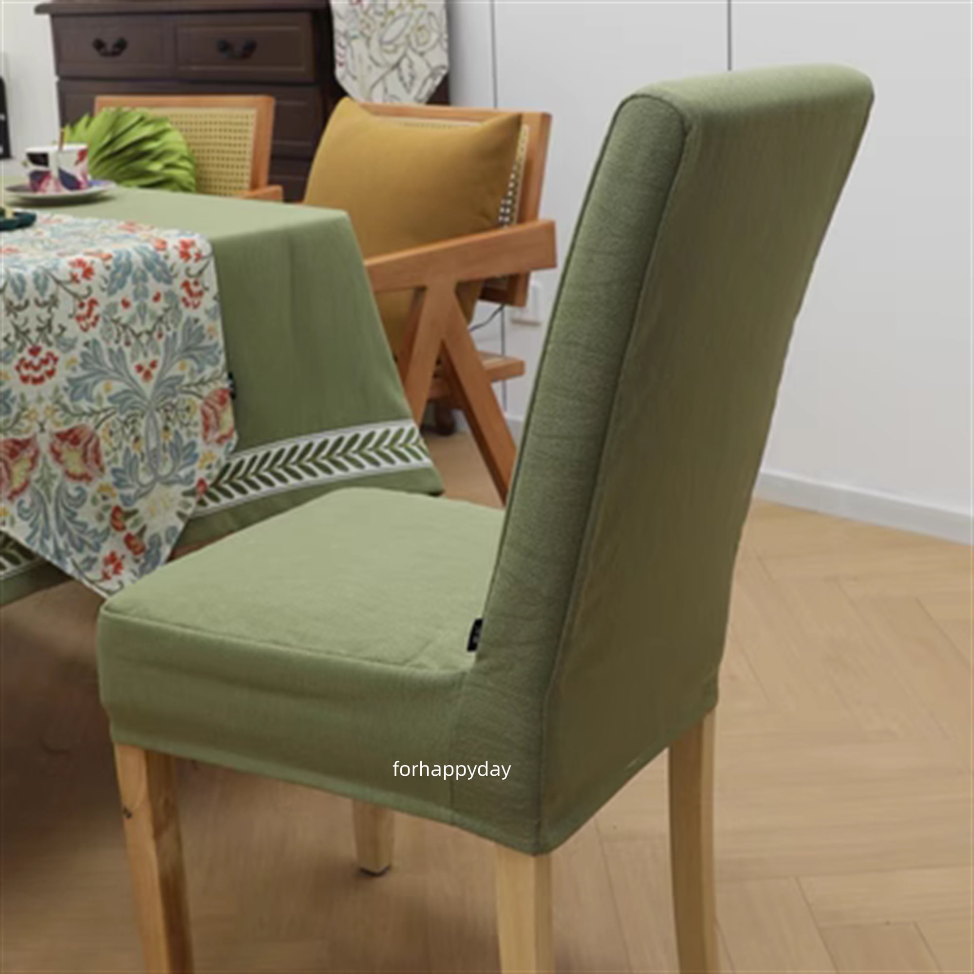 Customized Chair Covers - Green Chair Covers - Bow Stool Covers - One ...