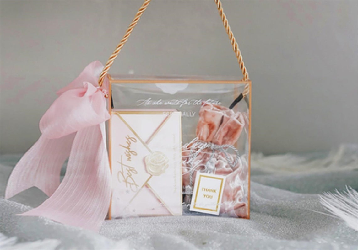 5 X Wedding Gift Box Wedding Favor Box for Bridesmaid and Groomsmen ...