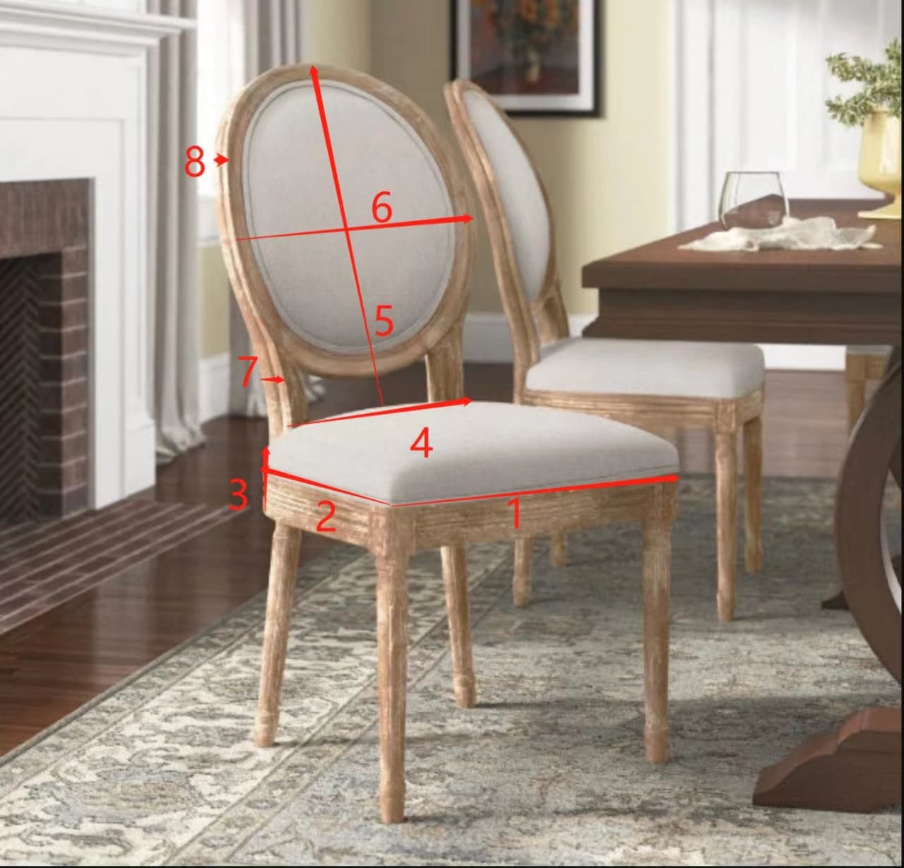 Round back dining chair slipcovers store