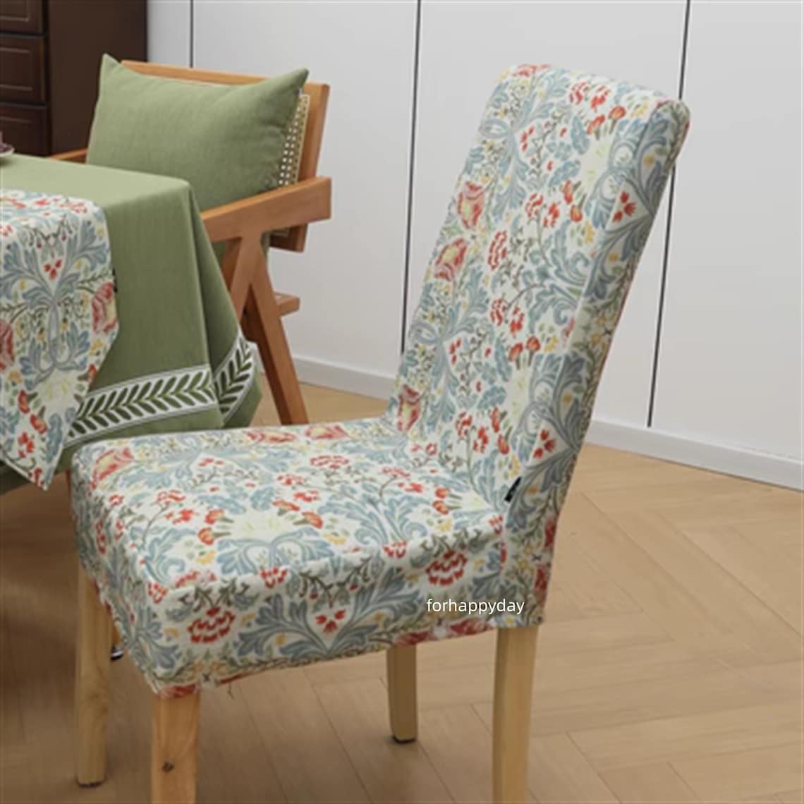 Customized Chair Covers - Green Chair Covers - Bow Stool Covers - One ...