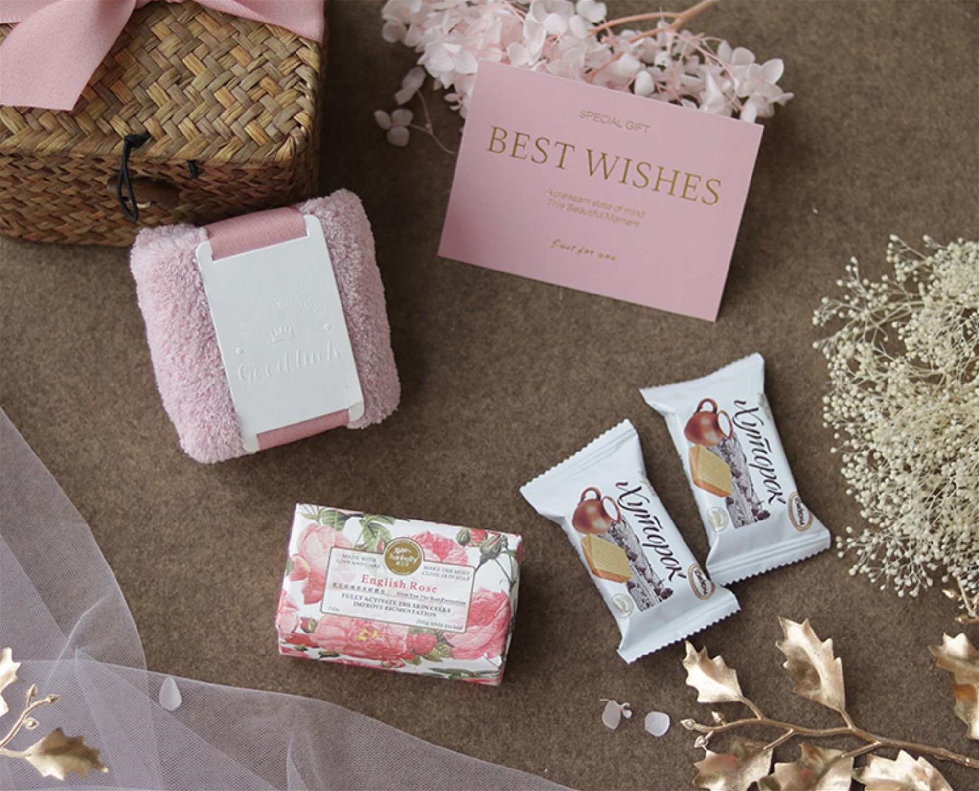 Pink Style Wedding Gift Set, Luxury Gift for Guest,bridemaid Wedding ...