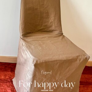 Customized Dining Chair Cover - Long Skirt Chair Cover - Oval Chair ...