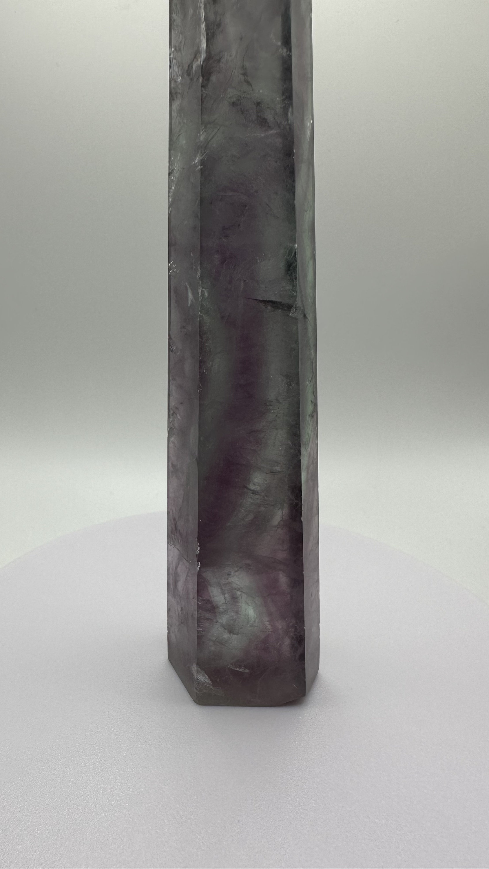 Rainbow Fluorite Tower Point Crystal - Etsy