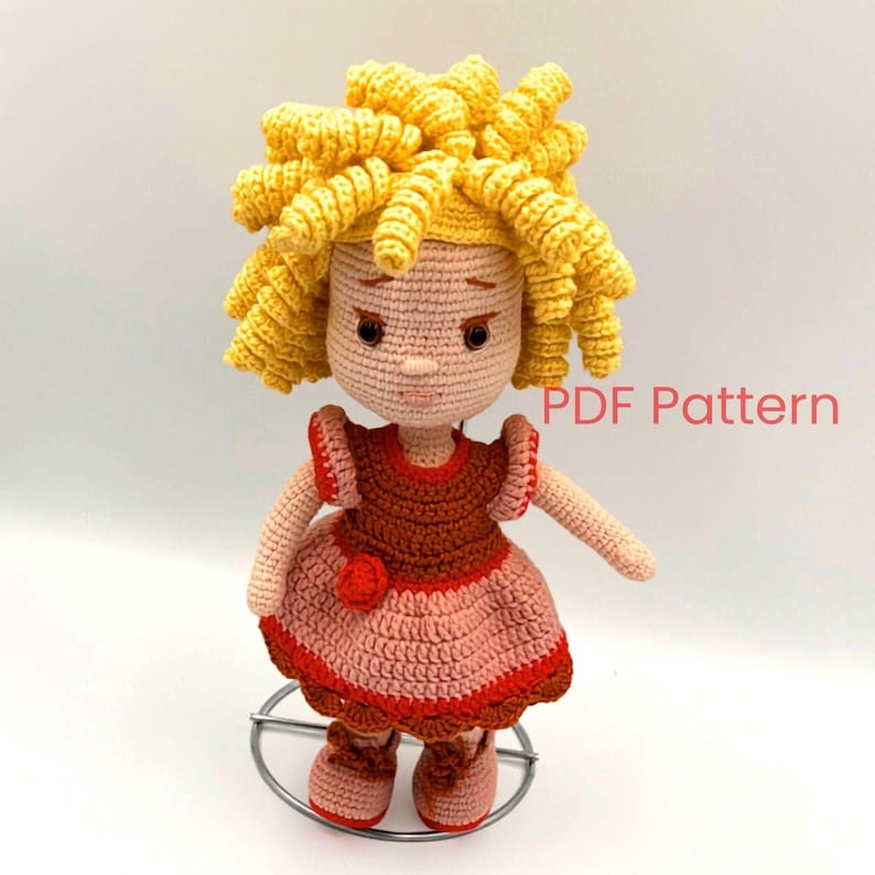 Dress up Crochet Doll Pattern – Amigurumi Doll With Removable Clothes ...