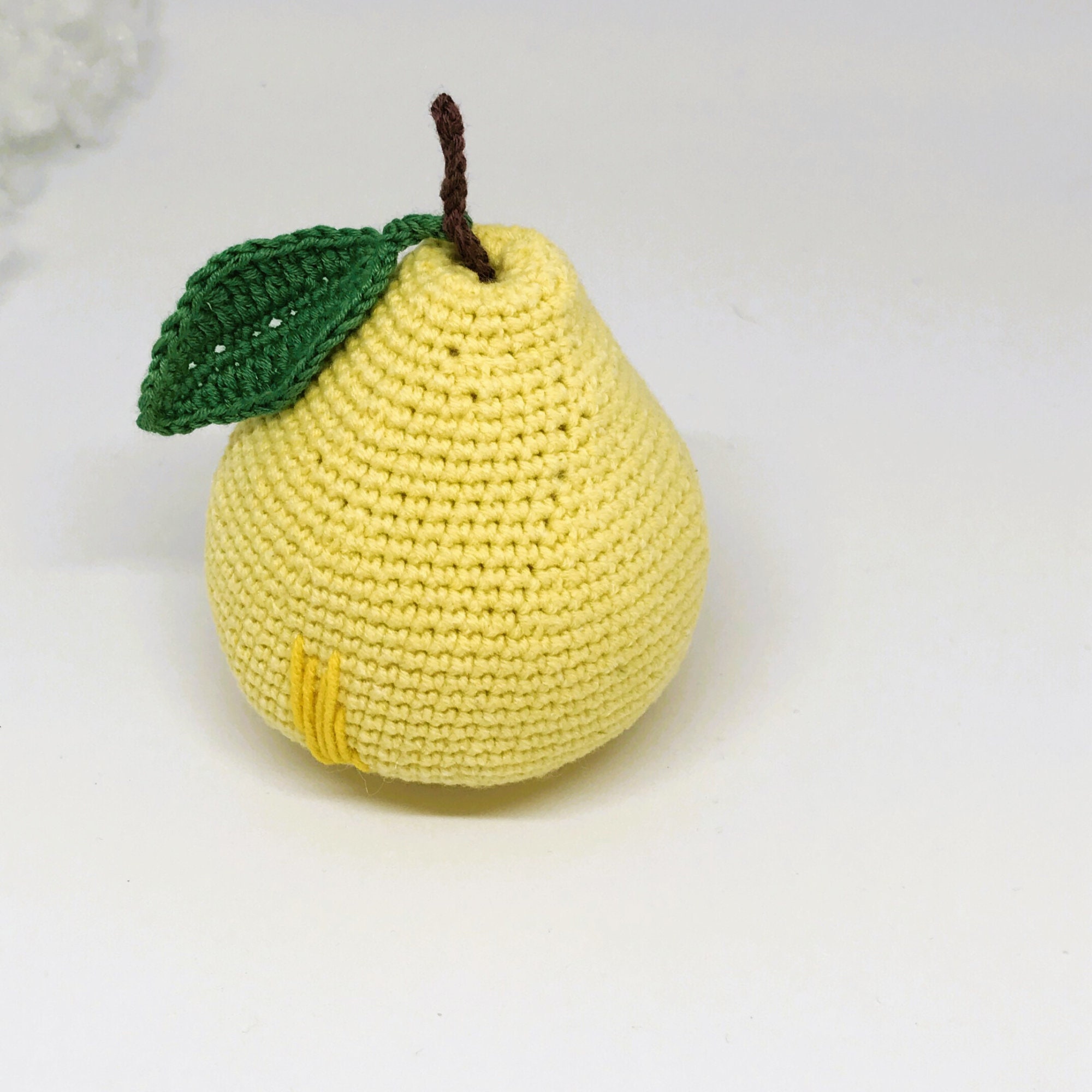 Pear Crochet Pattern Pdf amigurumi Pear Crochet Pattern for Beginners ...
