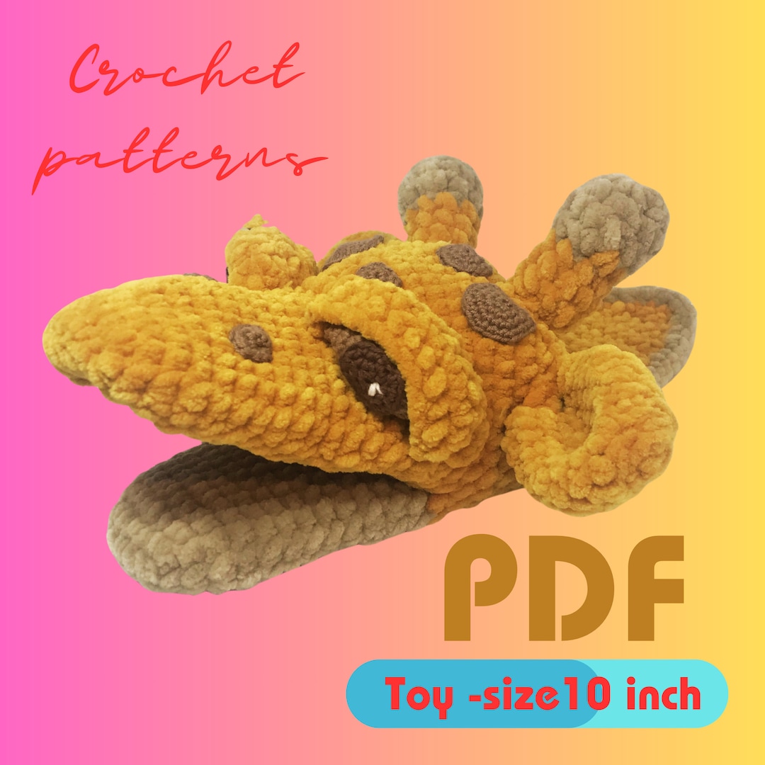 Giraffe Puppet Crochet Pattern PDF amigurumi Puppet Plush Toy - Etsy