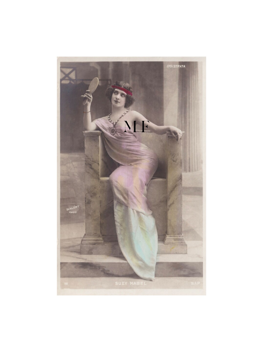 Vintage Postcard, SUZY MABEL, Photography Walery Paris - Etsy