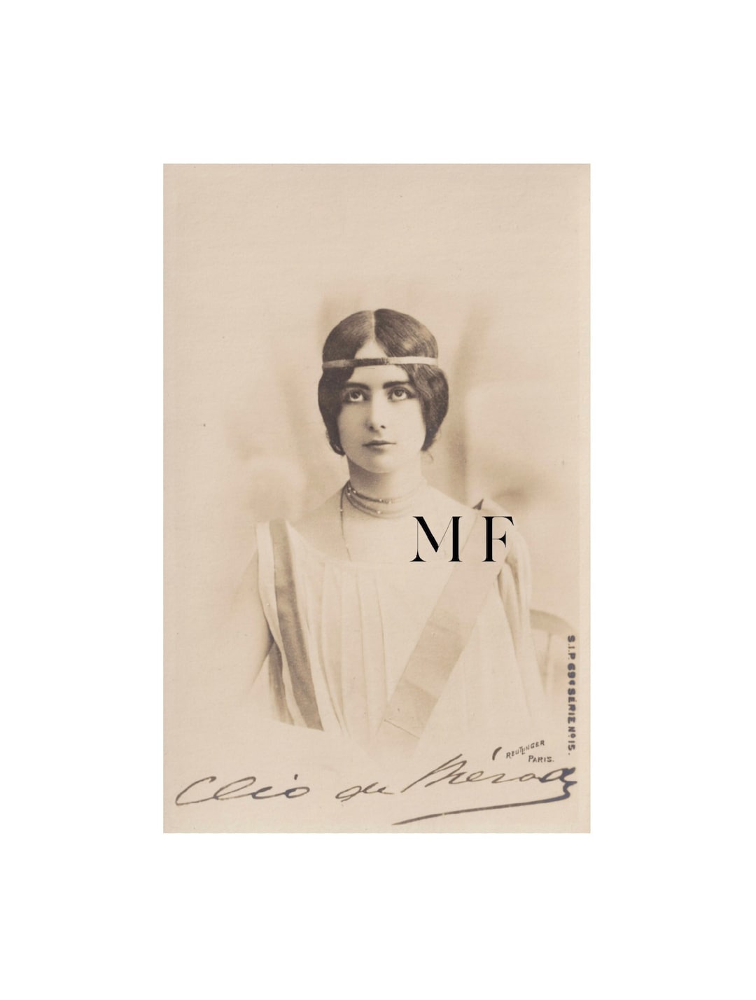 The Beautiful Cléo De Mérode by Reutlinger Paris, French Vintage ...