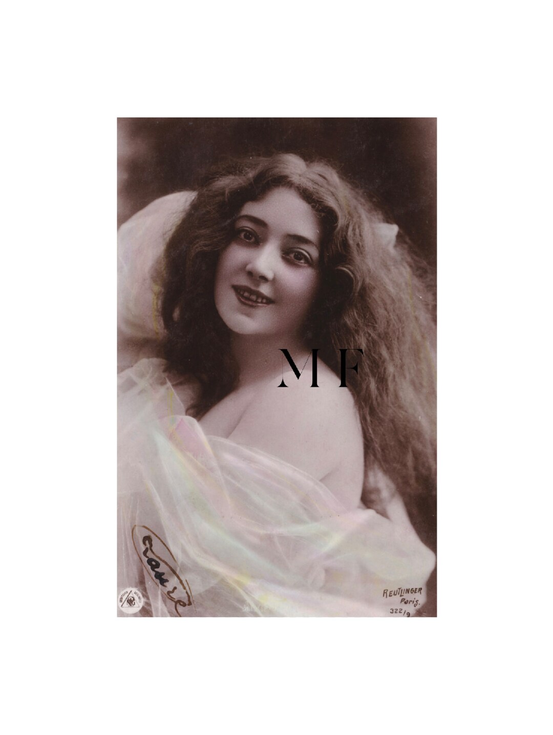 Vintage Postcard, Superb Portrait of the Beautiful Anna Held ...