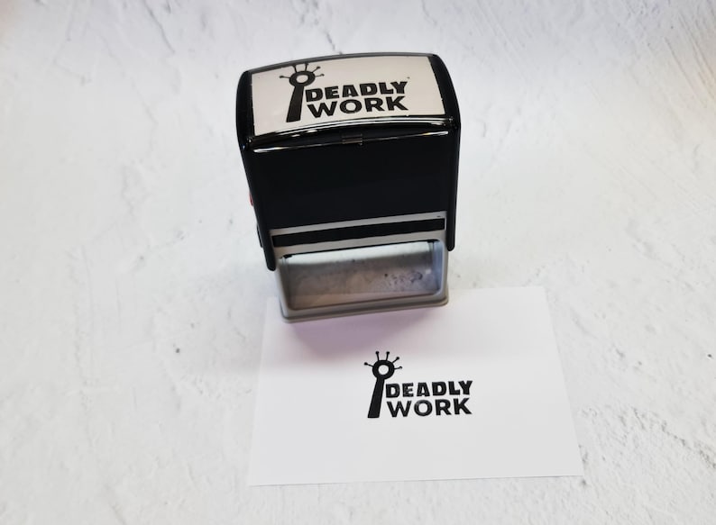 Deadly Work - Aboriginal Self Inking Stamp - Etsy
