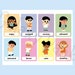 Children's Learning Posters, Flash Cards, Montessori Educational ...