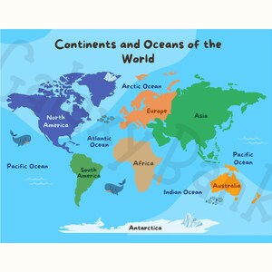 25 Children's Learning Posters, Flash Cards, Printable, Montessori ...