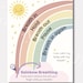 Boho Rainbow Breathing Exercise Poster for Kids (digital Download) - Etsy