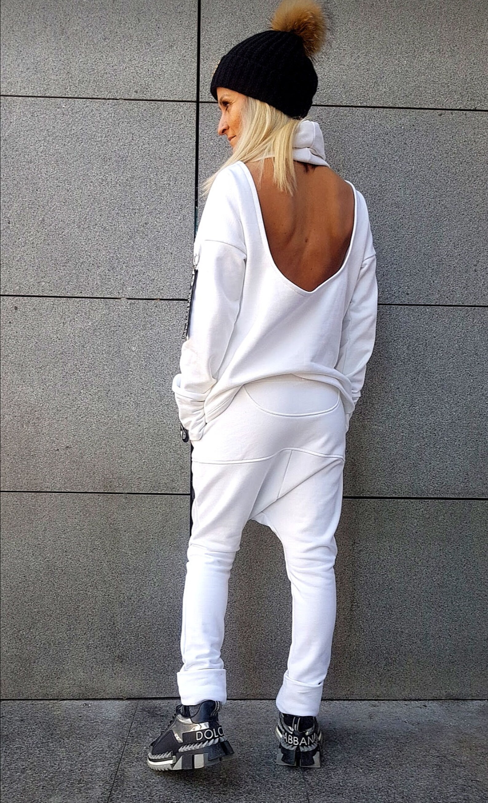 Casual harem women set/ Wite women set/Comfortable warm Set/ | Etsy