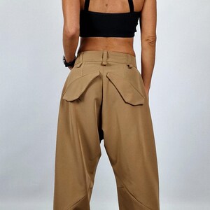 Baggy Pants, Loose Drop Crotch Pants, Steam Punk Pants, Loose Trousers ...