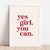 Self Love Club Positive Quote Wall Art Print A6, A5, A4, A3 Unframed ...