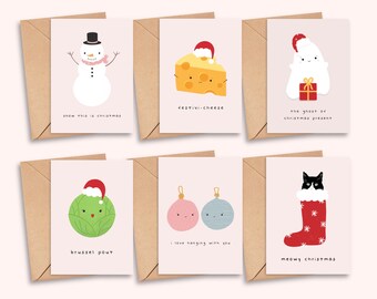 Pun Christmas Card - Etsy