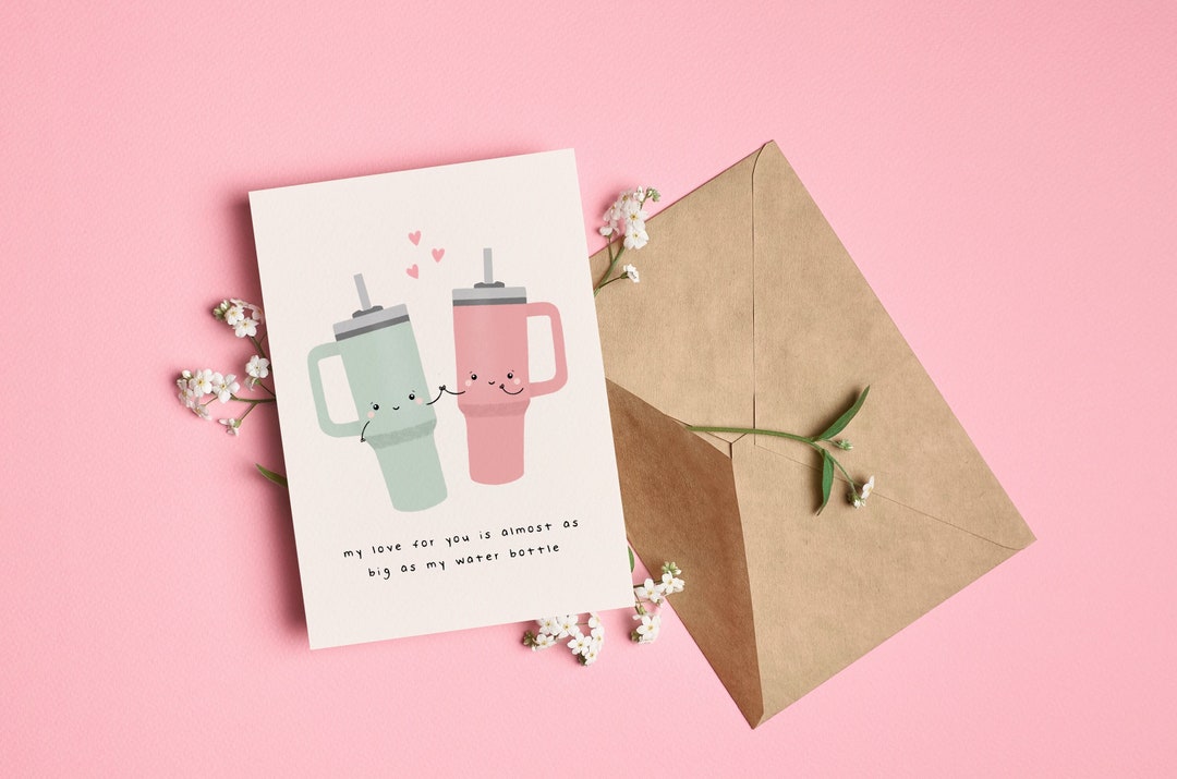 Funny Stanley Cup Valentines Day Card | Card for Boyfriend / Girlfriend ...