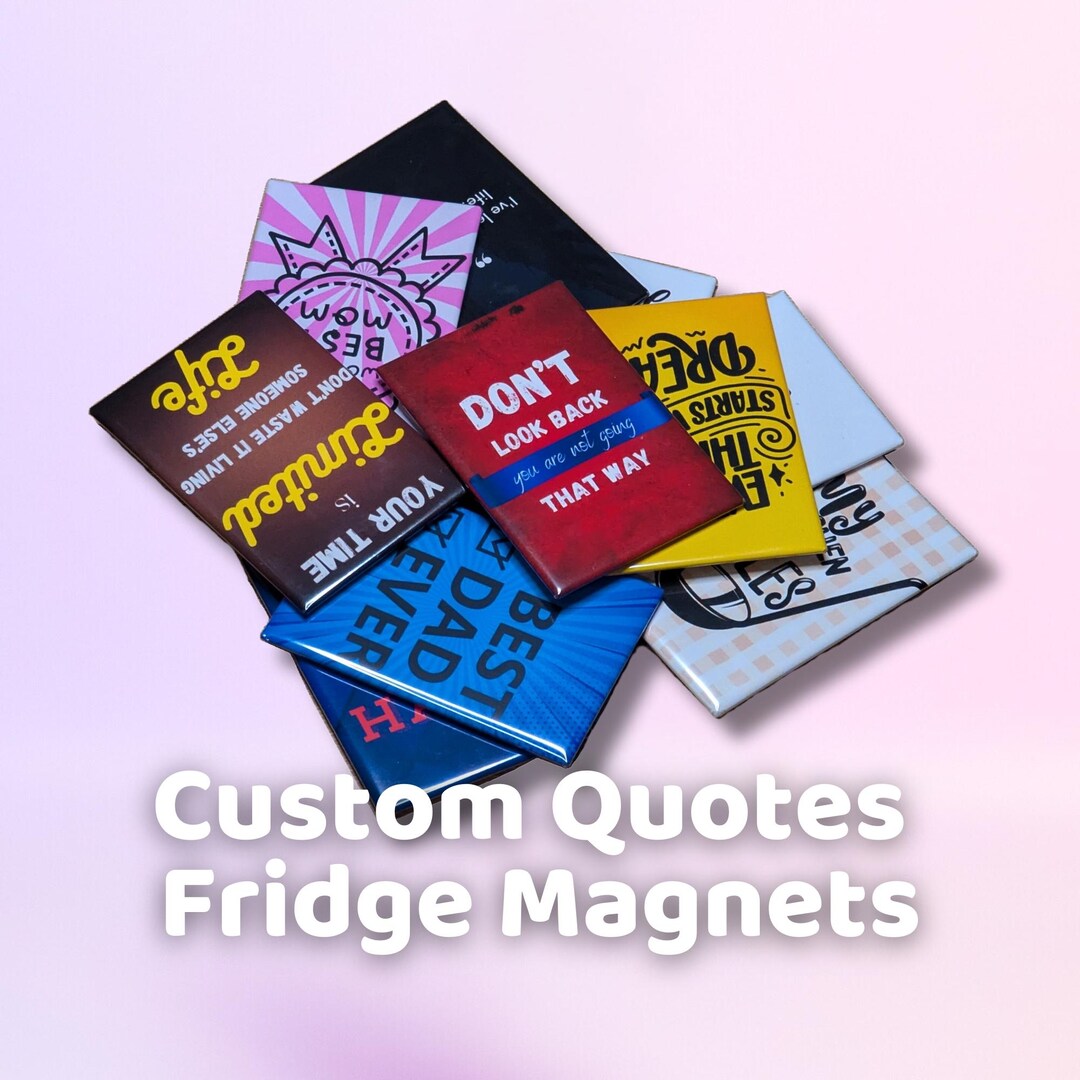 Inspirational QUOTE Fridge MAGNETS – Mix & Match, Affirmation Magnets ...
