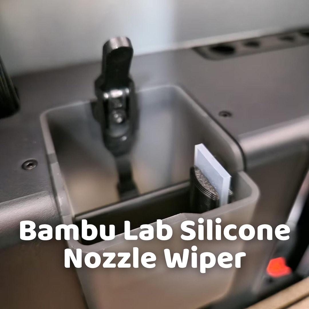 Bambu Lab SILICONE Nozzle Wiper – Precision 3D Printer Nozzle CLEANER ...