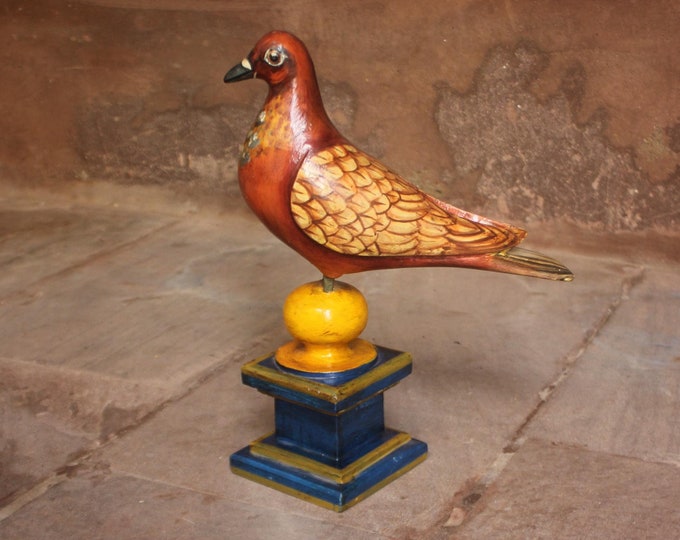 Homing Pigeon Wooden Show Piece/home Decorative Homing Pigeon Statue ...