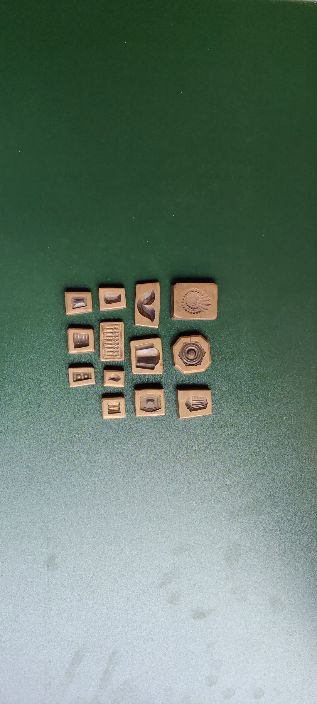 Bronze Dies Vintage Old Jewelry Making Tool Collectable Die Mold ...