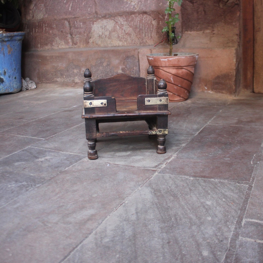 Antique Wooden Brass Fitted Altar: Krishna Temple Shrine Throne - Etsy