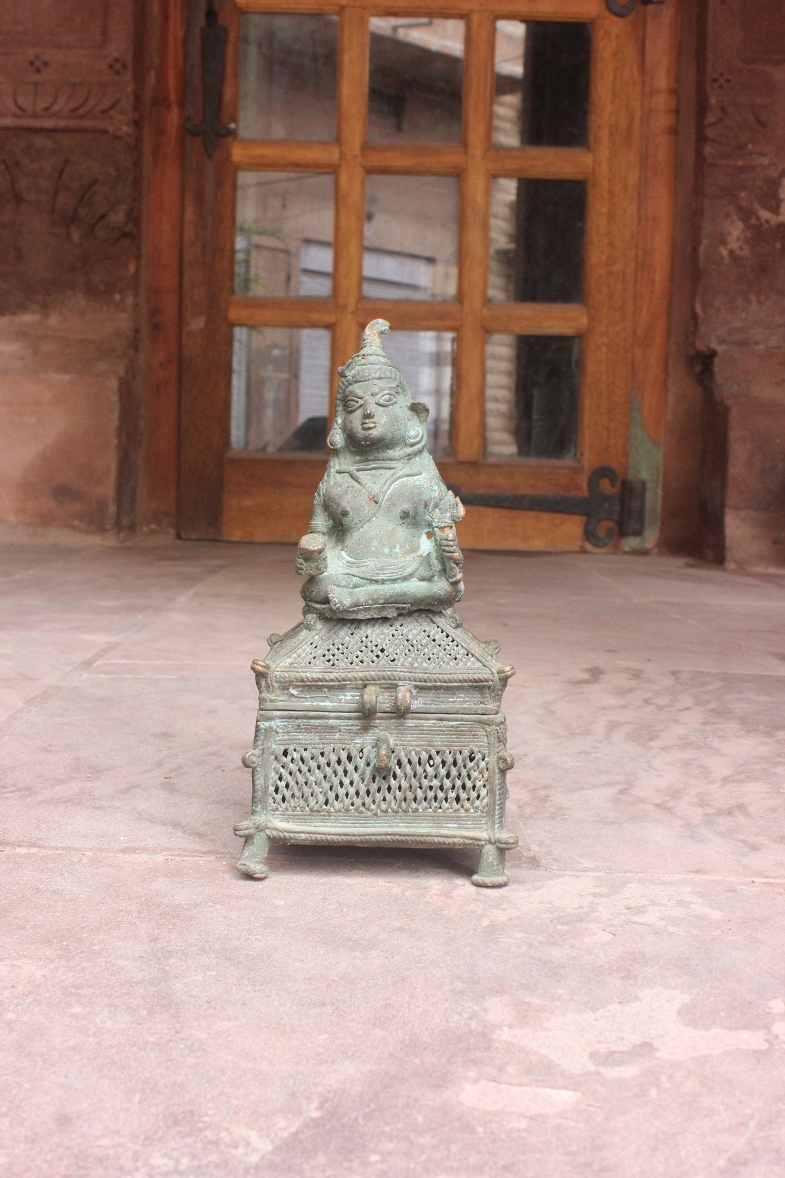 Antique Brass Shiva Box Old Brass Box of Shiva Unique - Etsy
