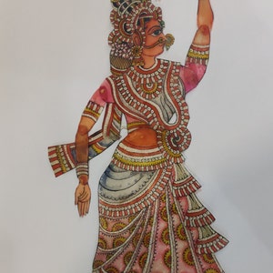 Leather Puppet of Sita || Home Decorative Painted Handmade Leather ...