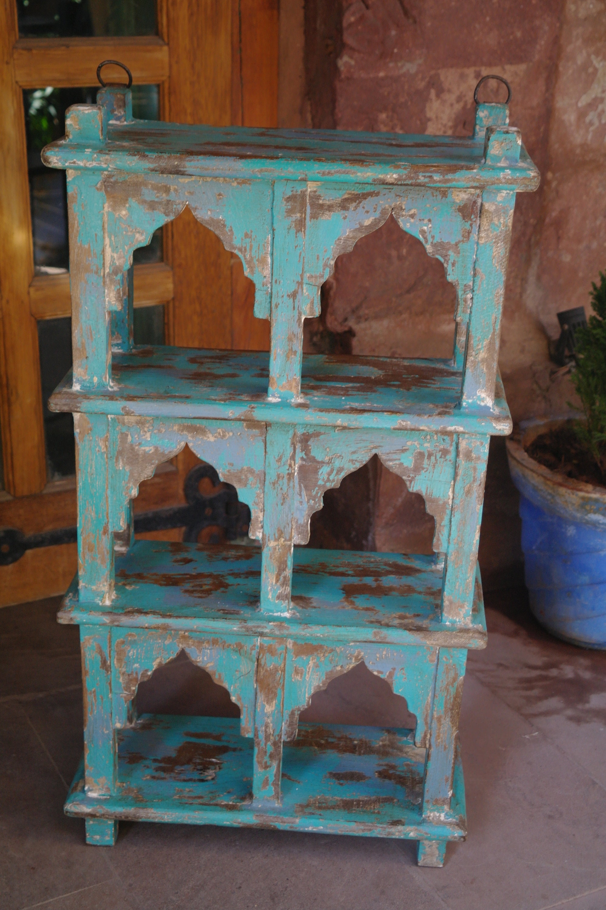 Wooden Arch Temple Floating Shelve Wall Decor Rustic Shelve | Etsy