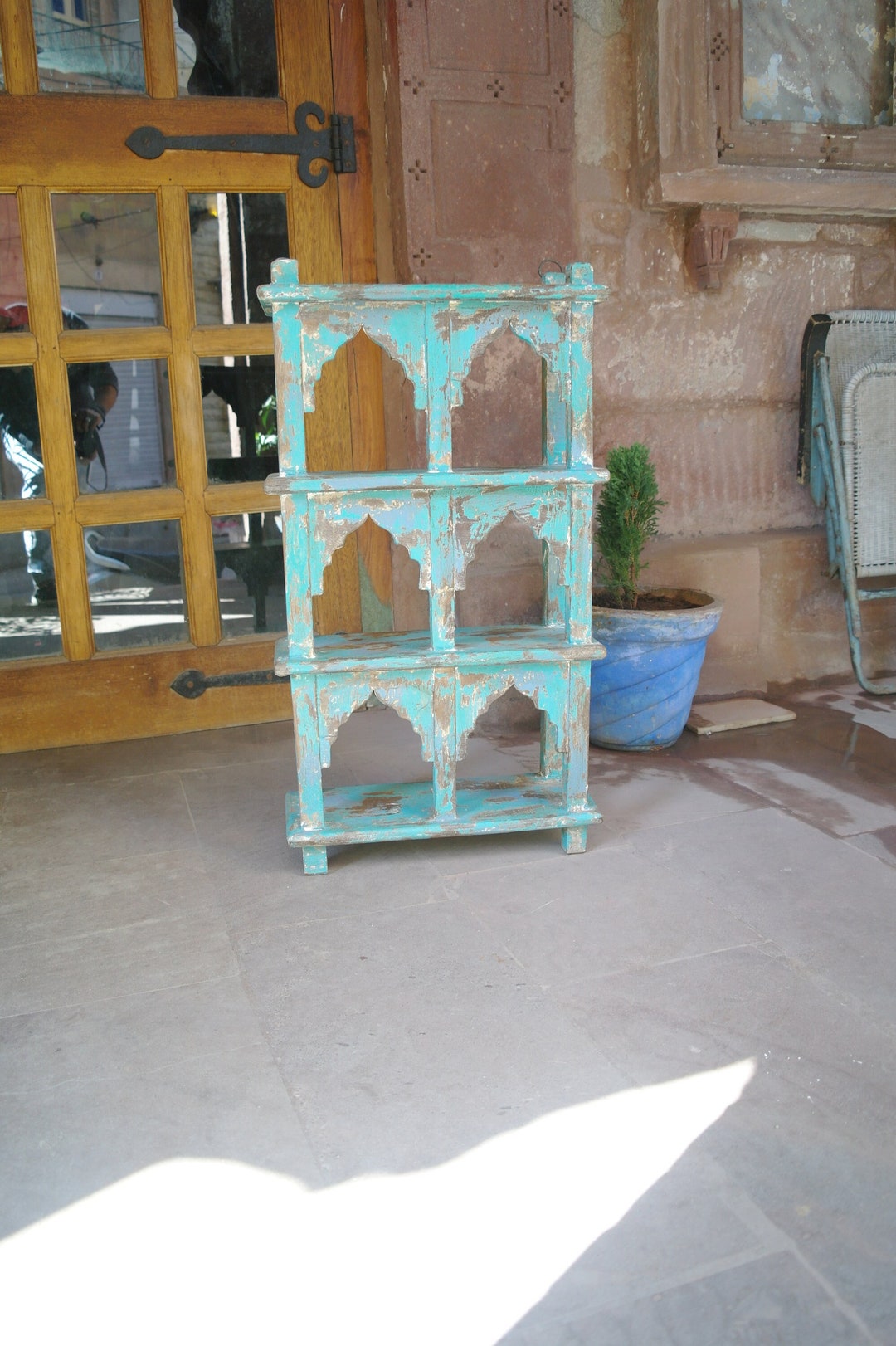 Wooden Arch Temple Floating Shelve || Wall Decor Rustic Shelve ...