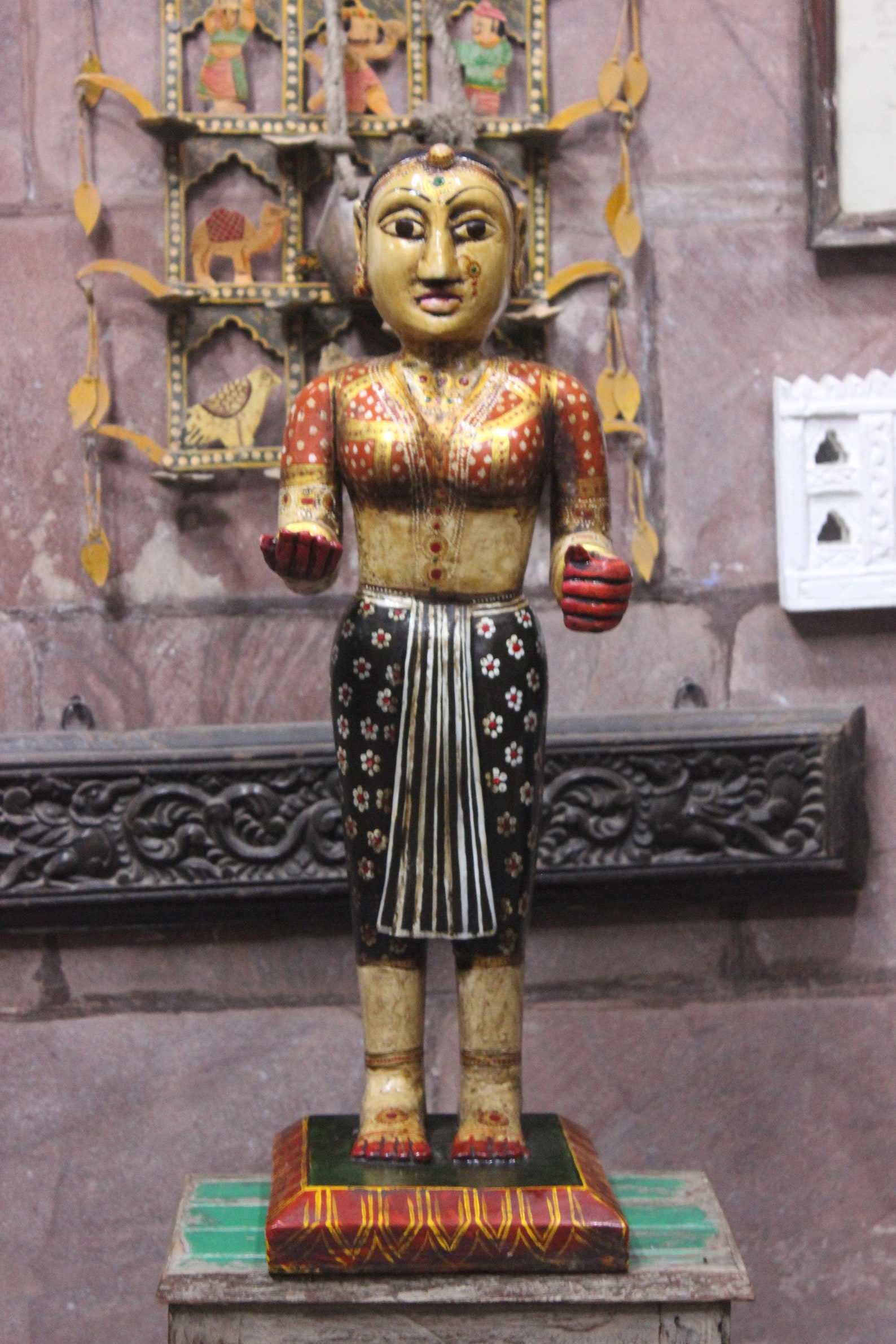 Wooden Rajasthani Gangaur Statue Handcrafted Gangaur | Etsy