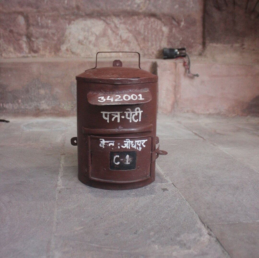 Indian Letter Box Vintage Indian Letter Box/post Office Letter Box ...