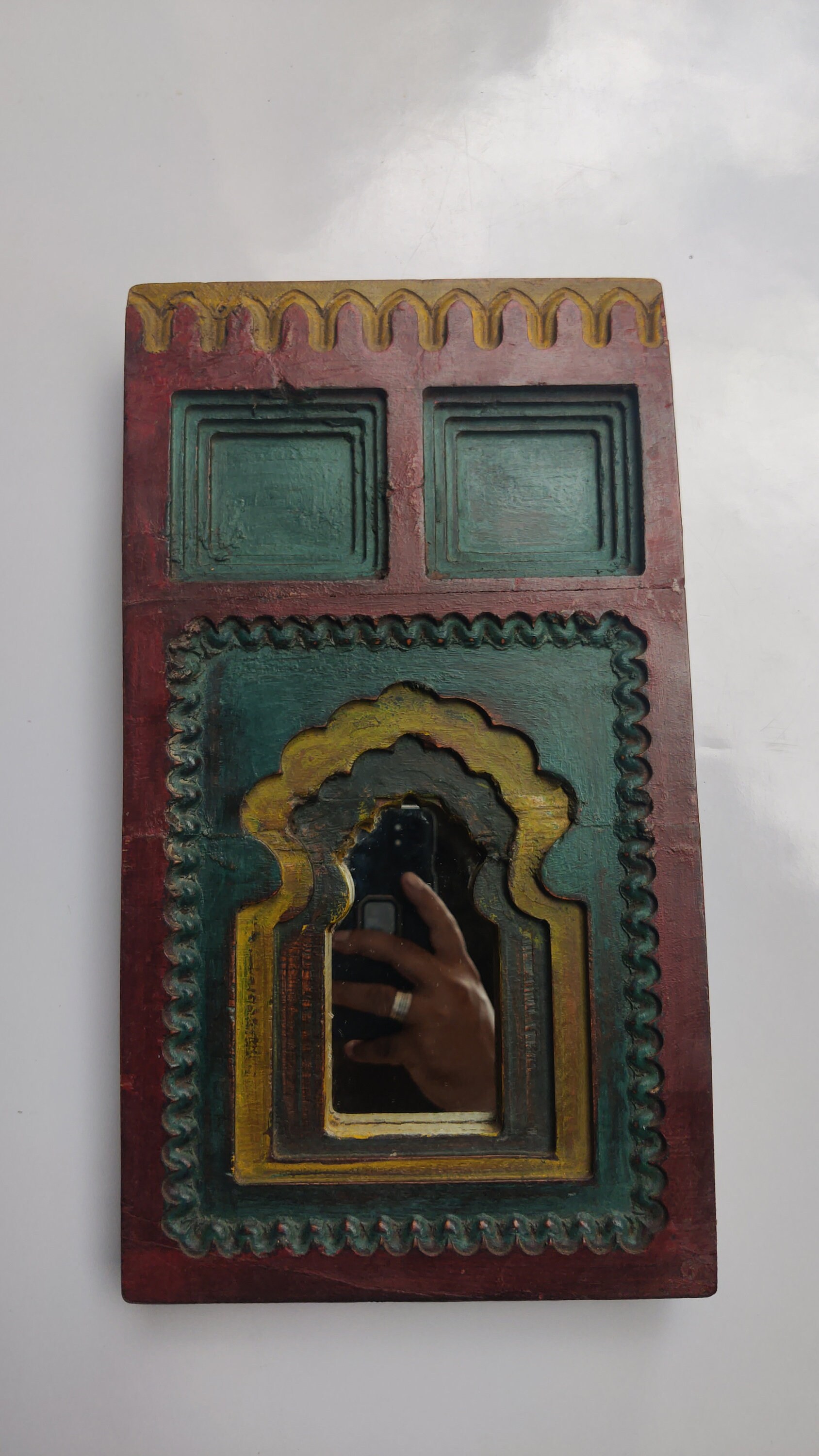 Wooden Arch Mirror Small Arch Mirror Mihrab Mirror - Etsy