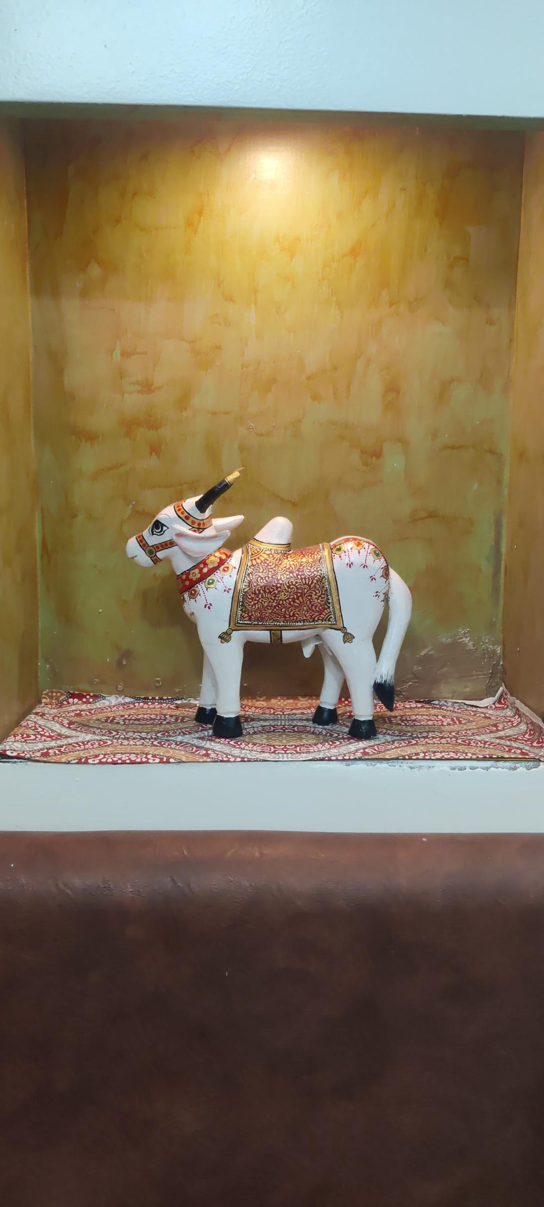 Beautiful Hand Made and Handpainted Holy Cow Statue for Home Décor/home ...