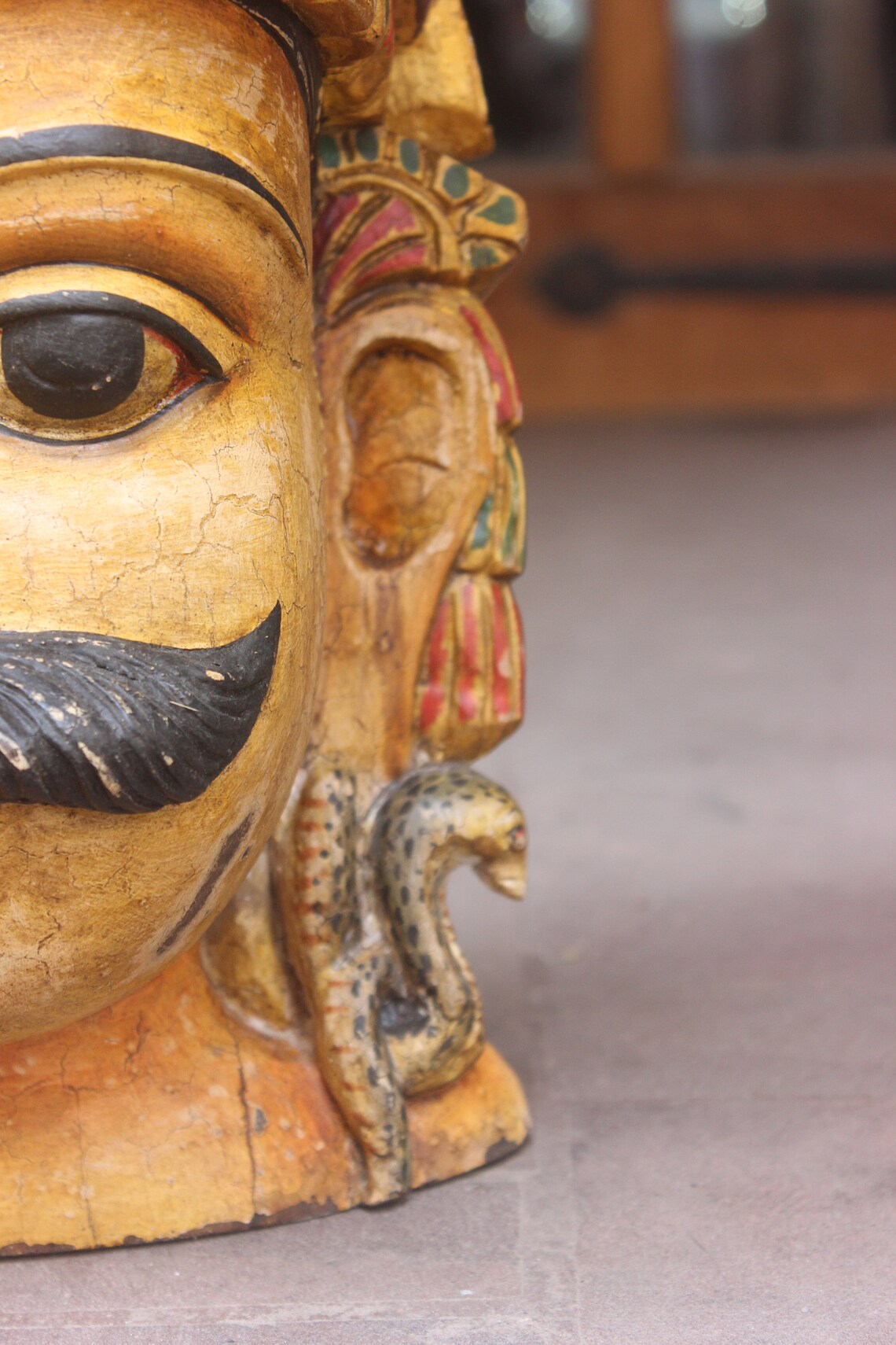 Wood Garuda Home Decor Garuda Statue Indian God Garuda - Etsy