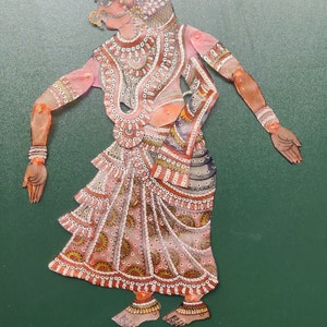 Leather Puppet of Sita || Home Decorative Painted Handmade Leather ...