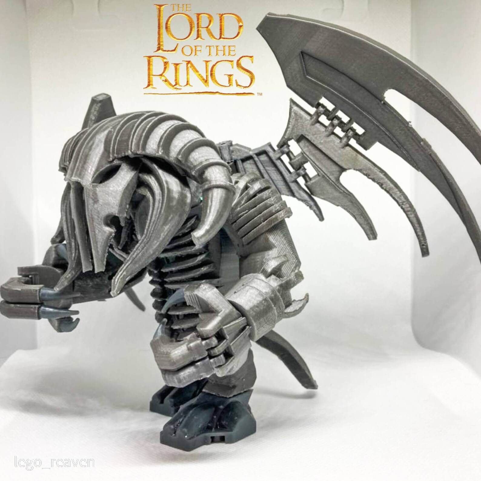 Lego Balrog Shadows of war lord of the rings inspired big | Etsy