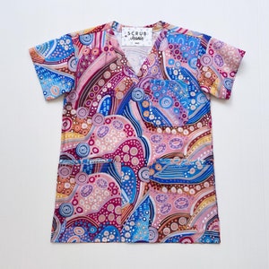 Indigenous Prints - Made to Order Scrub Tops - Etsy Australia