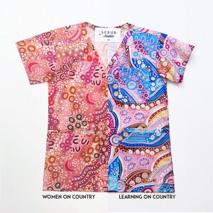 Indigenous Prints - Made to Order Scrub Tops - Etsy Australia